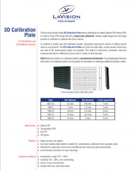 3D Calibration Plates